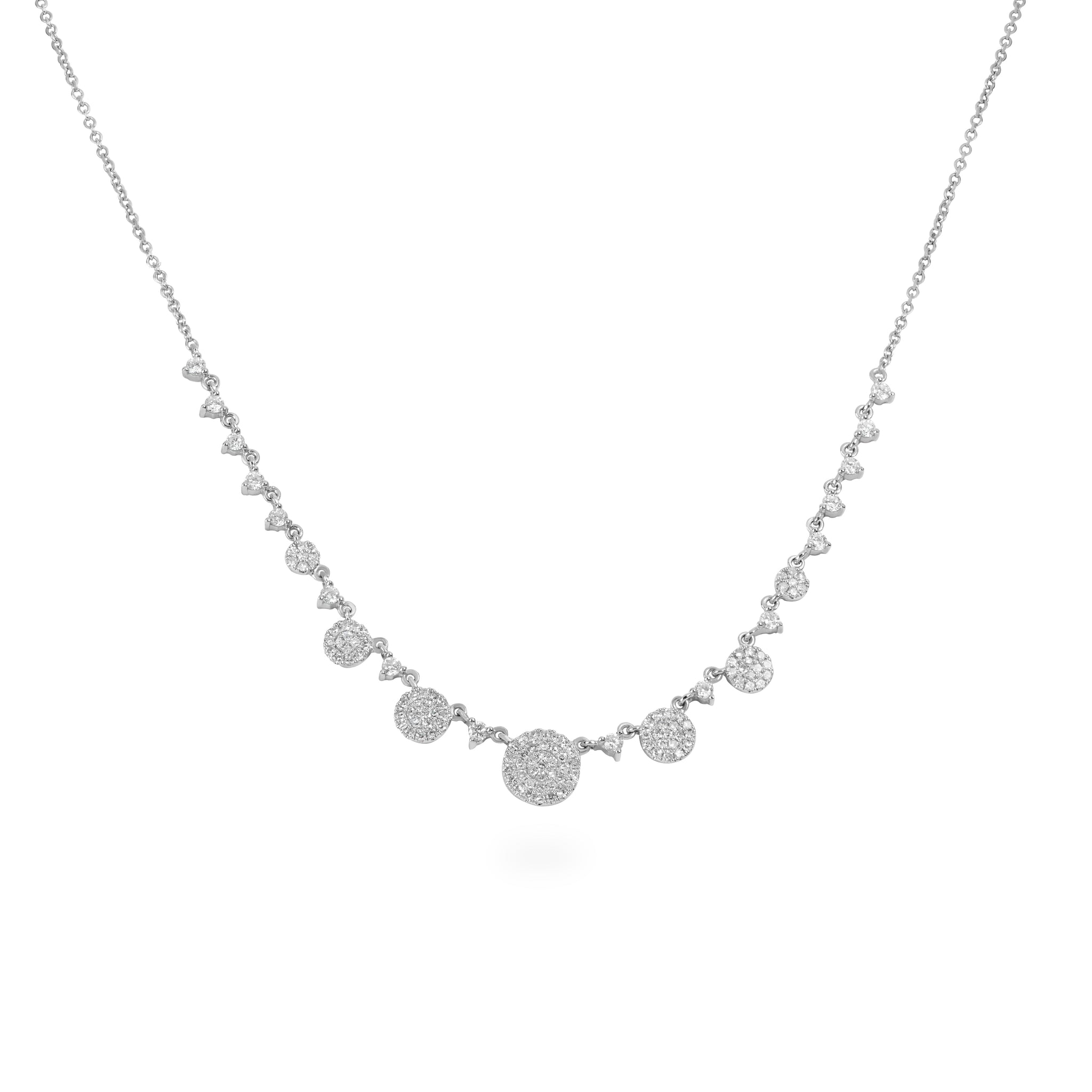 GRADUATED CIRCLE NECKLACE